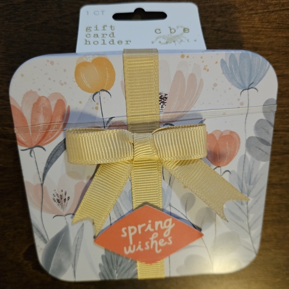 CBE Paperie | Party Supplies | Spring Wishes Gift Card Or Money Holder ...